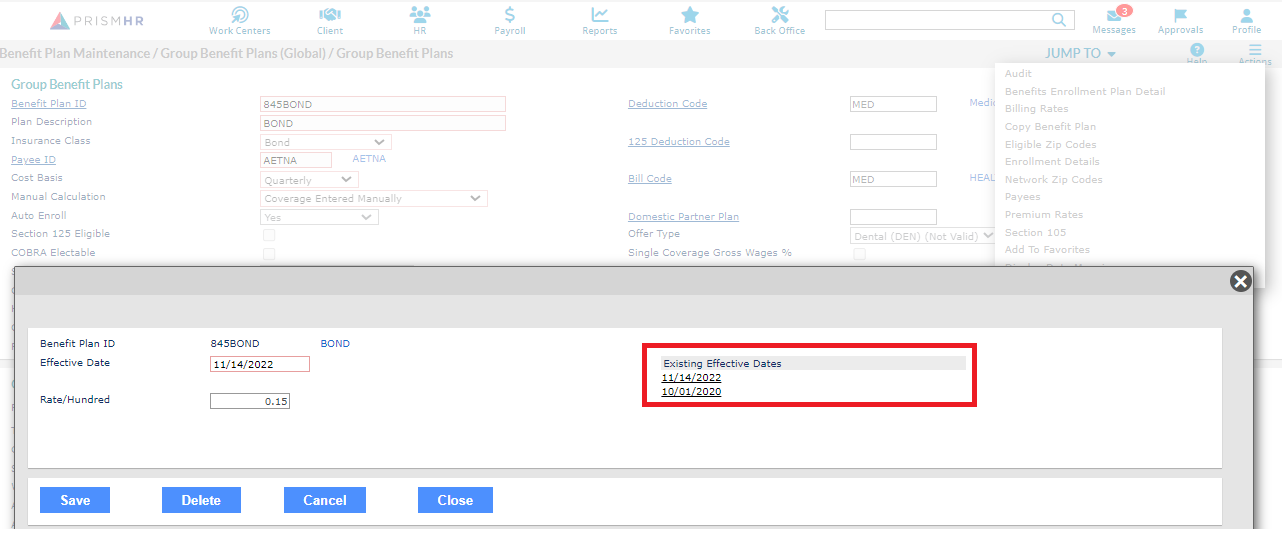 Setting Billing/Premium Rates for Bond Insurance/EPLI