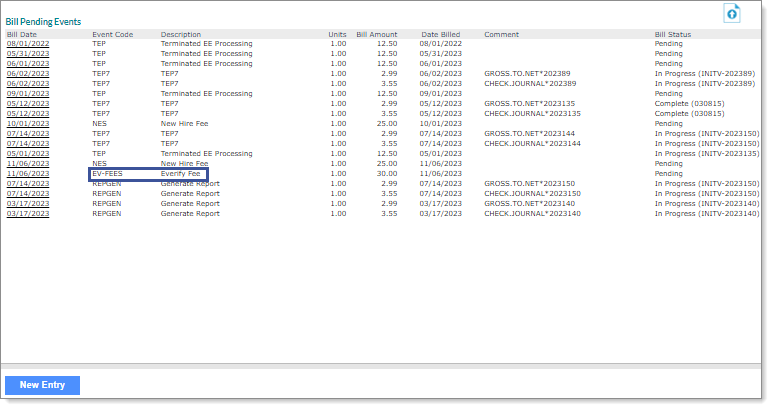 Working with Bill Pending Data