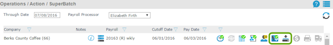Processing Payroll: Wire Transfer Pending Status
